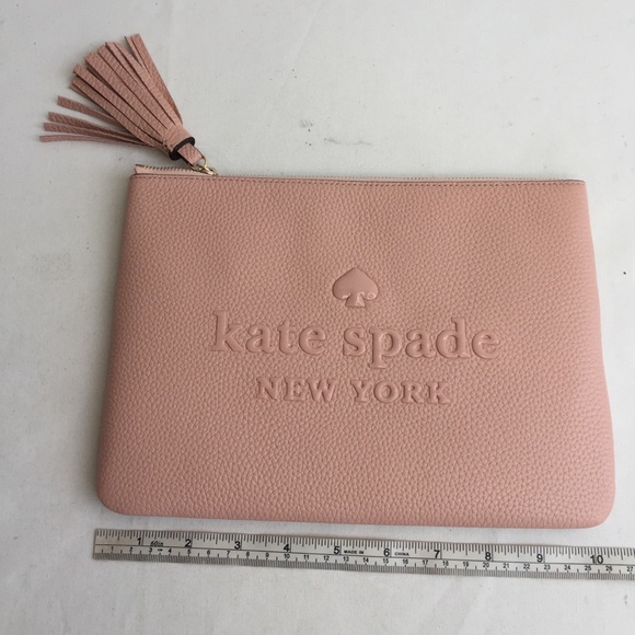 kate spade | Bags | 99 Kate Spade Large Pouches Leather New With Tag ...